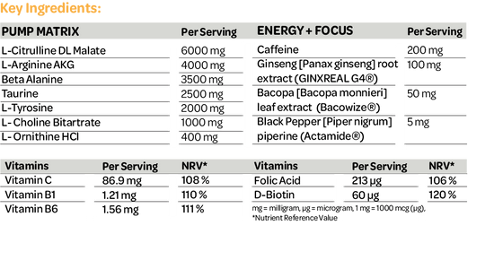 Gunpowder Pre Workout | High Strength Preworkout | 25 Servings 550 g ...